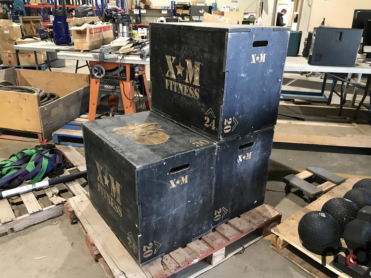 (3) XM Fitness Training Boxes