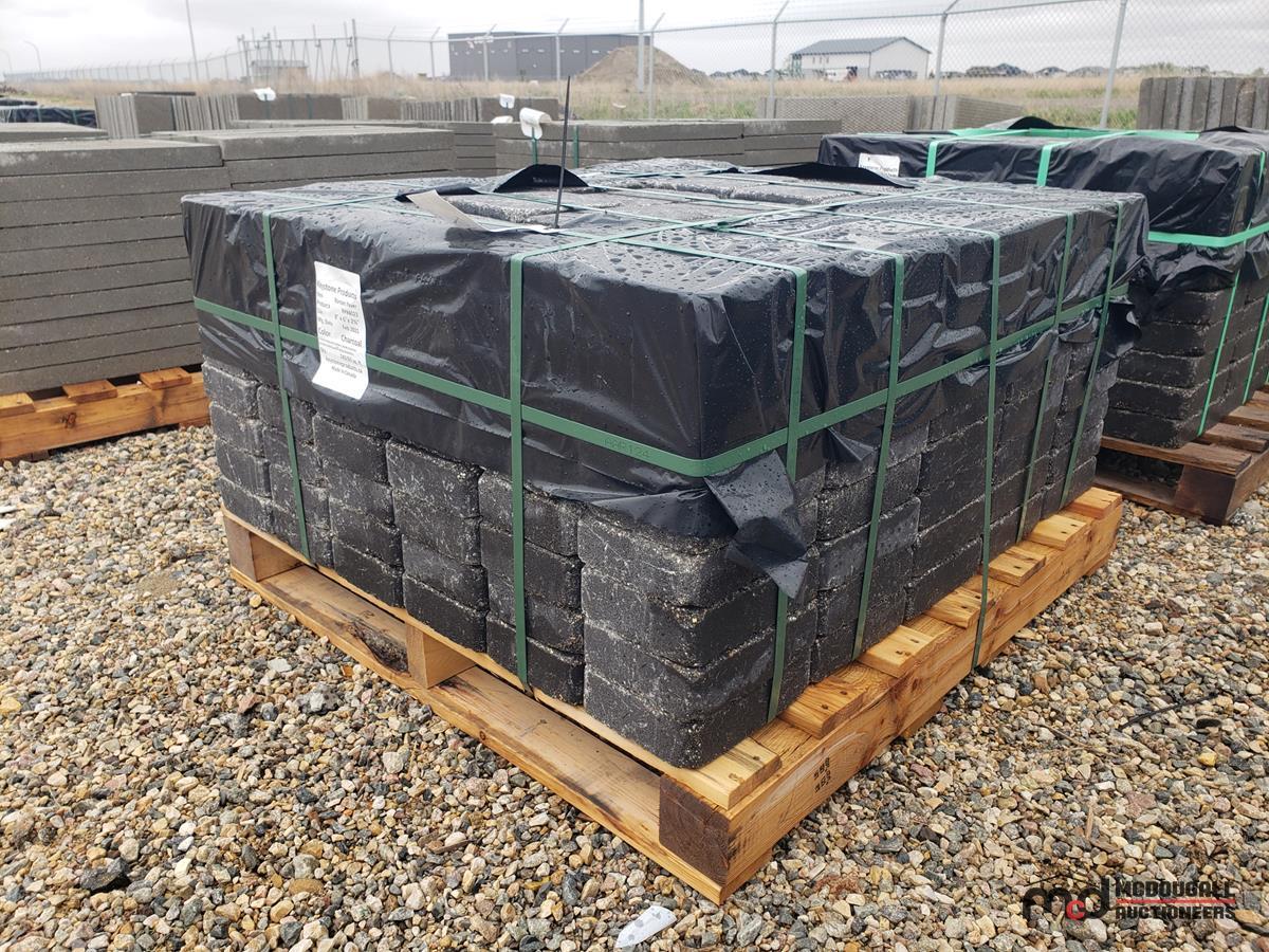 Keystone Products Roman Paver (8" x 6" x 2 3/8") Charcoal Colored Patio ...