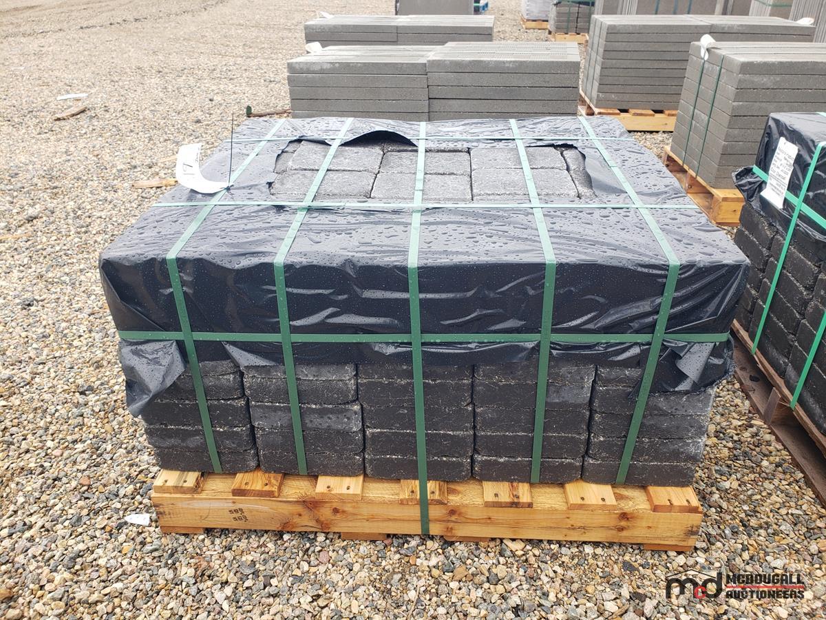 Keystone Products Roman Paver (8" x 6" x 2 3/8") Charcoal Colored Patio ...