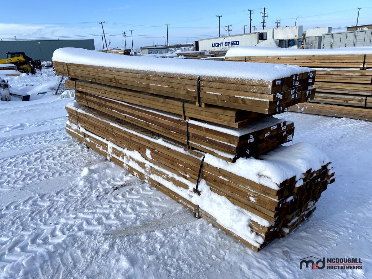 (4) Assorted Treated Cull Lumber