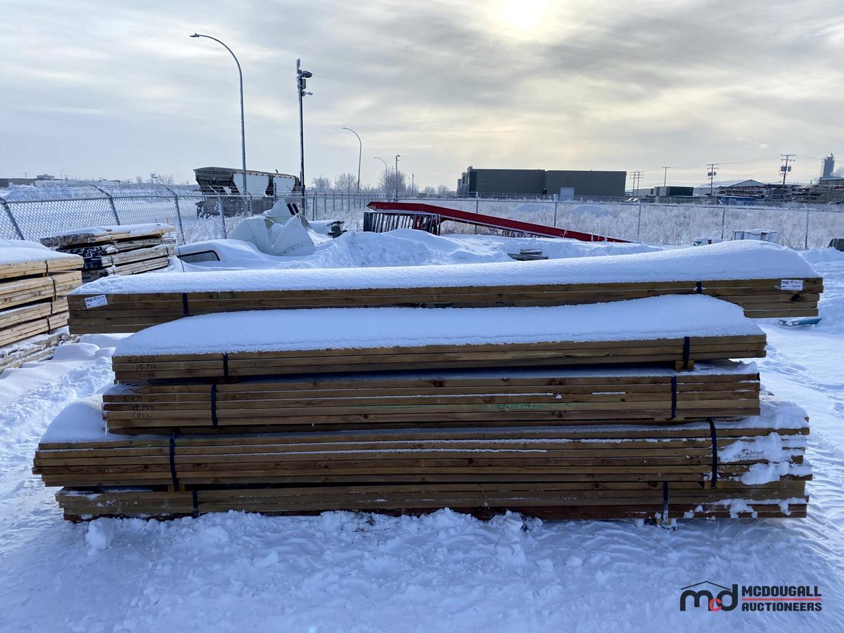 (4) Assorted Treated Cull Lumber