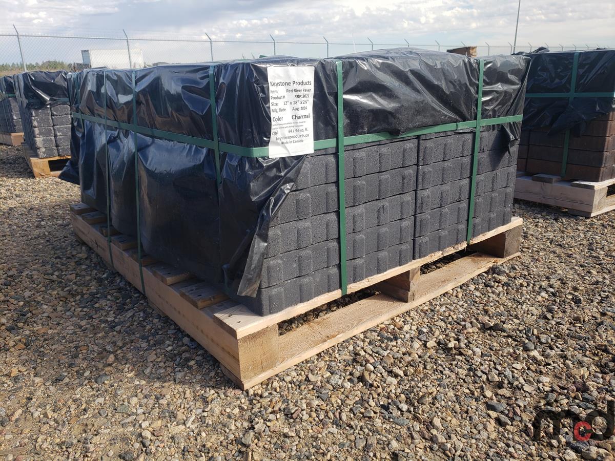 Pallet of Red River Paver Stones