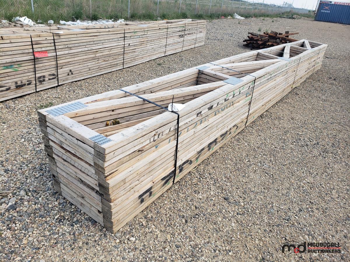Bundle of Wodden Trusses (Approx. 300" x 24")