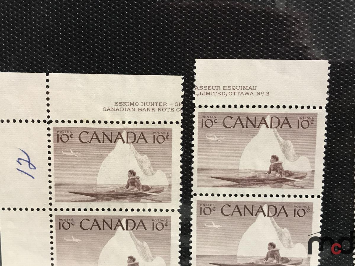 1955 Canada Post Mint Never Hinged Plate Block. #5 & (1) Single- Mint ...