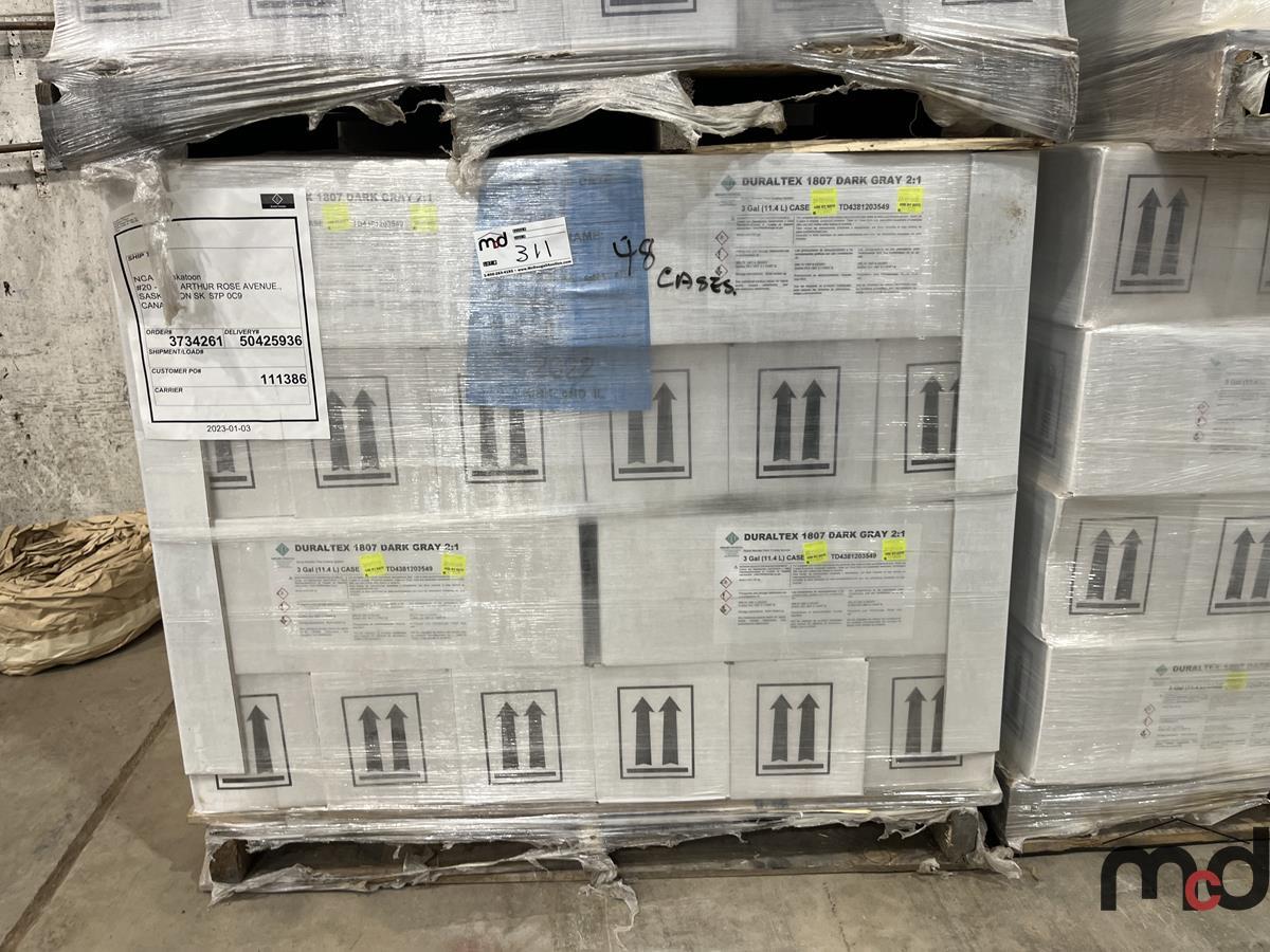 (Approx. 48) Cases Duraltex 1807 Dark Grey Coating Epoxy