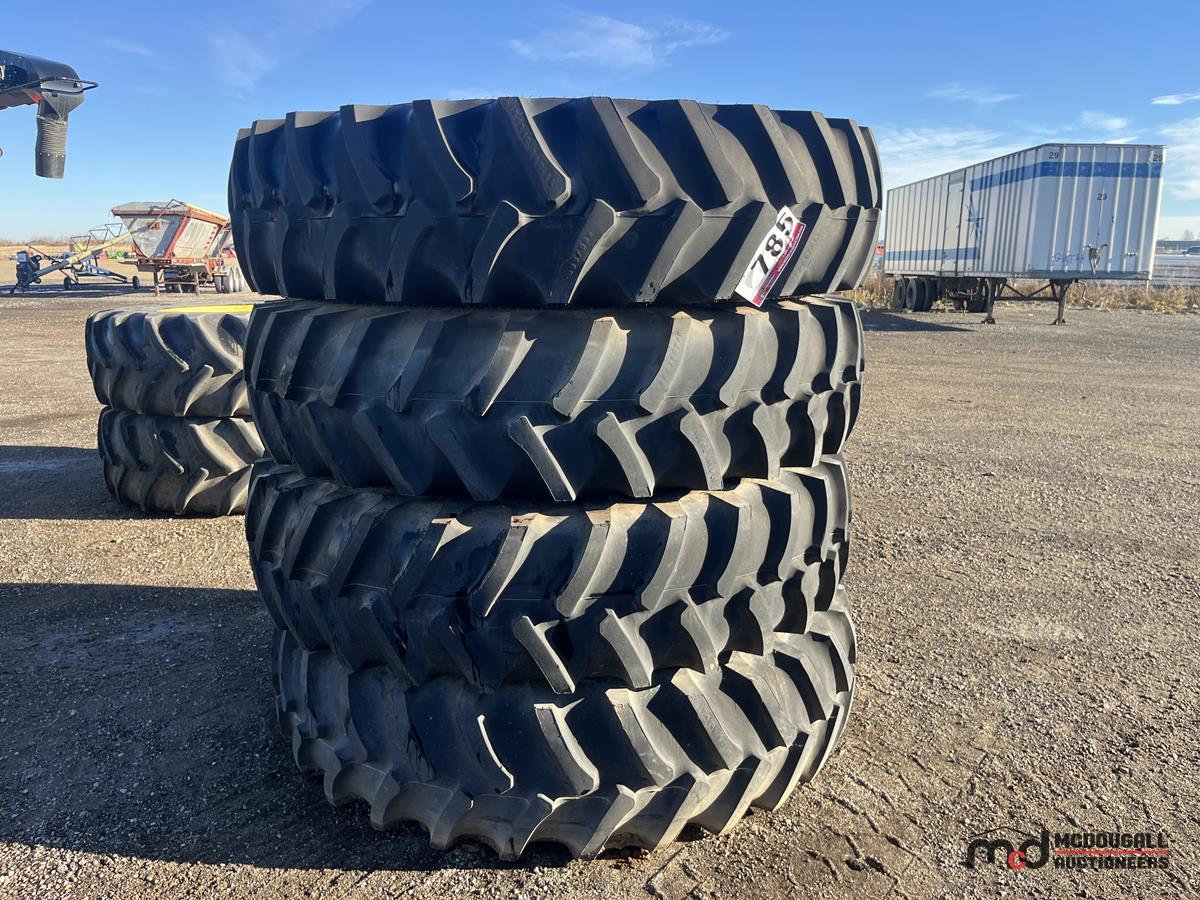 (4) Firestone 480/80R46 Sprayer Tires w/ Rims
