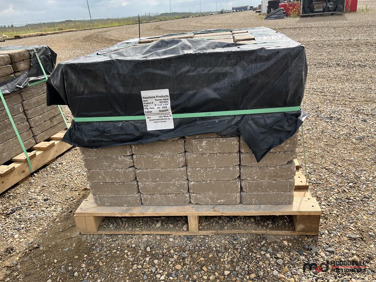 Keystone Products Roman Paver 8" x 12" x 2 3/8" Desert Colored Patio ...