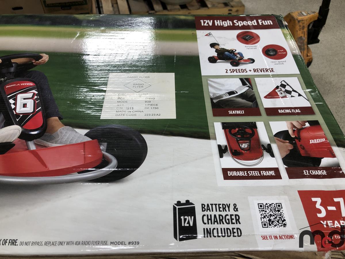 Radio Flyer 12V Turbo Go Cart