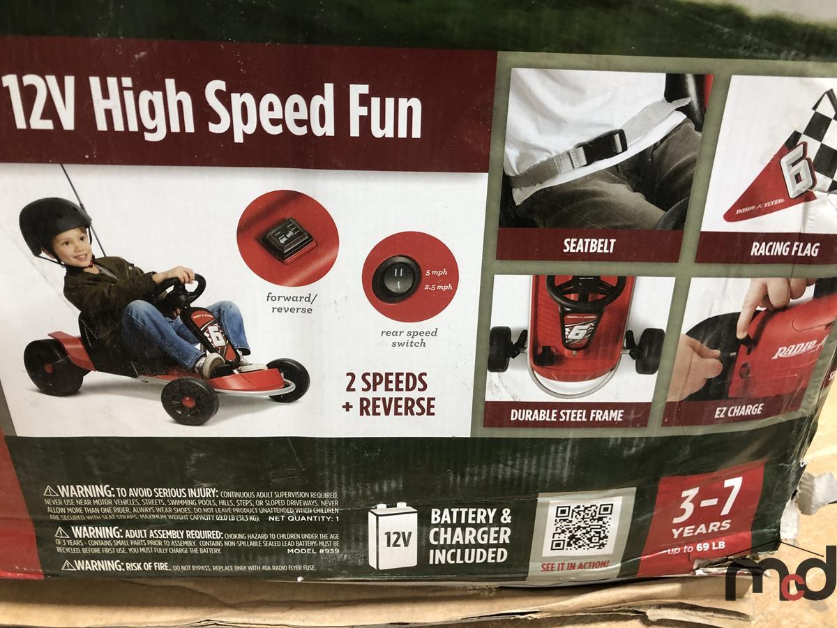 Radio Flyer 12V Turbo Go Cart