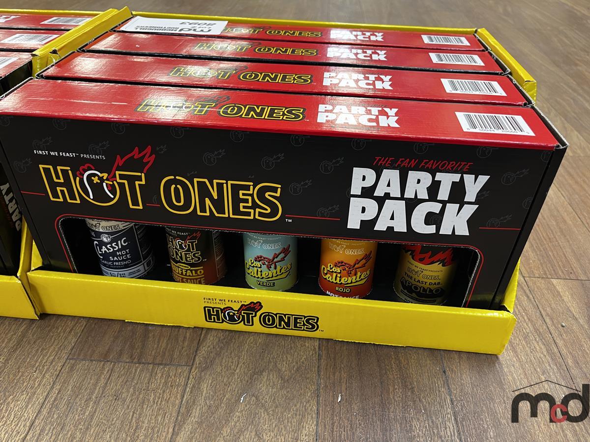 (4) Hot Ones Party Pack