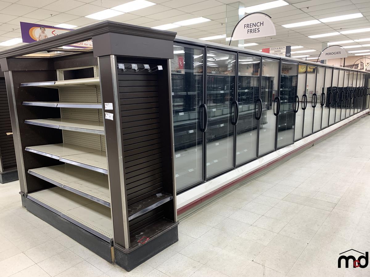 Hussmann Display Cooler One Side (Shelving on Other Side) (No Compressor)