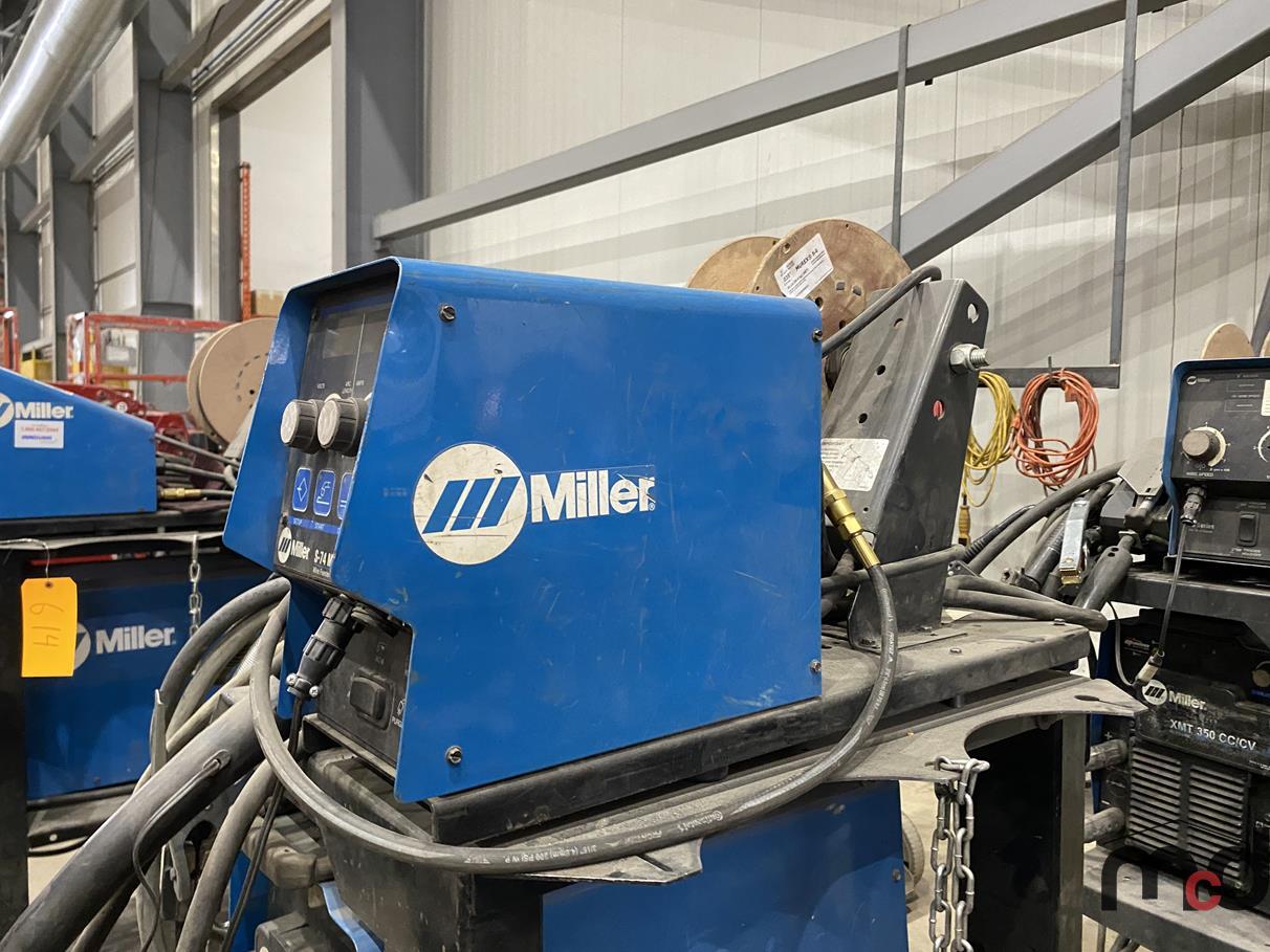 Miller XMT 350 CC/CV Welder w/ Miller Wire Feeder