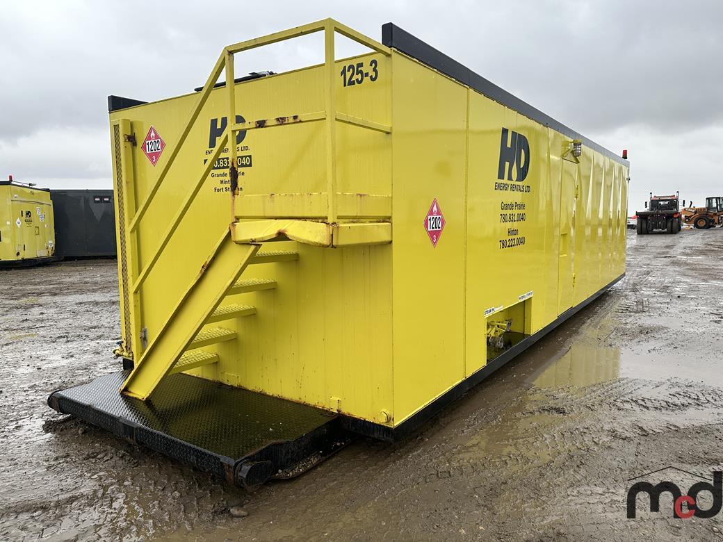 2010 Williams & Davis 125hp Enclosed Skid Mounted Boiler