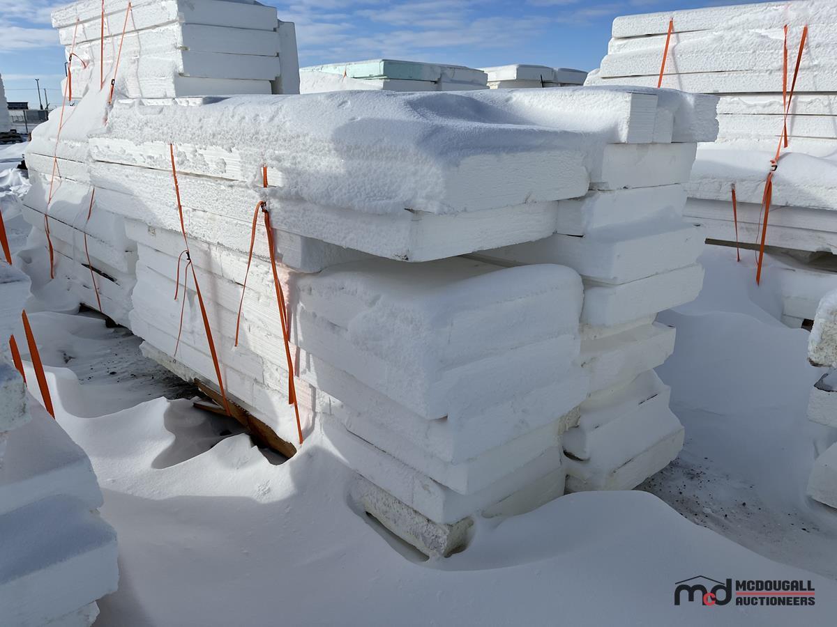 (1) Pallet of Styrofoam Insulation Panels