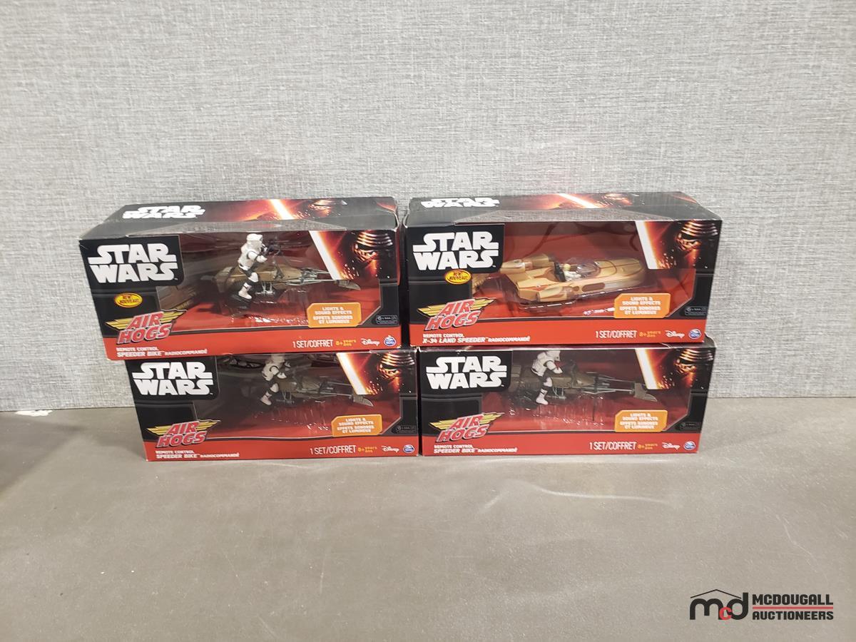 Box w/ Star Wars Air-Hogs RC Toy Vehicles