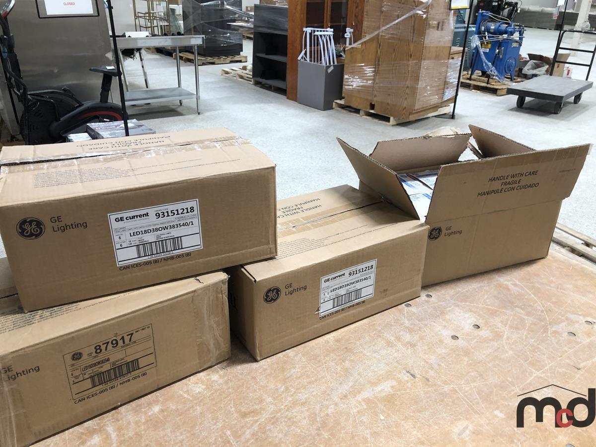 (4) Boxes of GE LED Lamps (Dimmable)