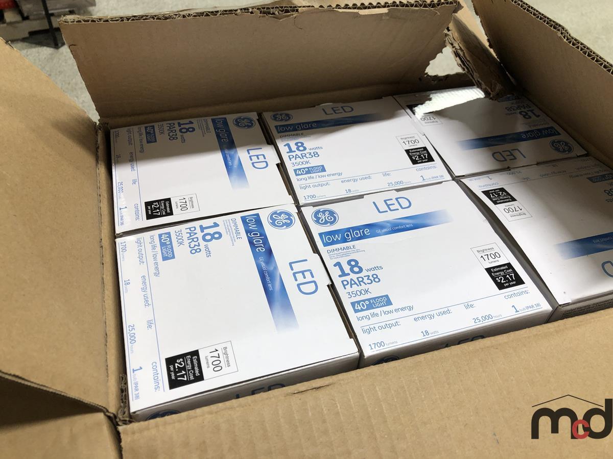 (4) Boxes of GE LED Lamps (Dimmable)