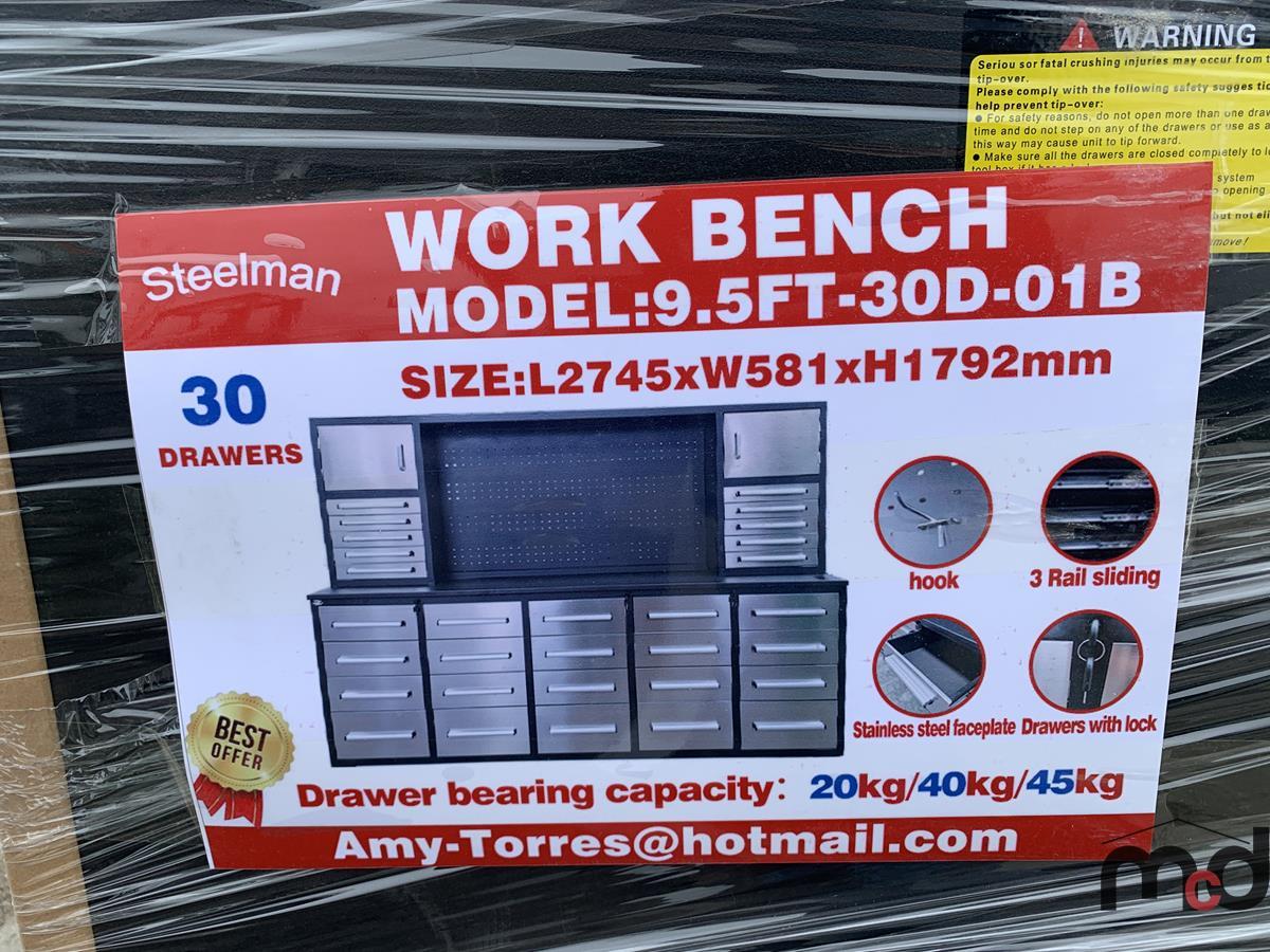 Steelman Work Bench (#9.5'-30D-01B)