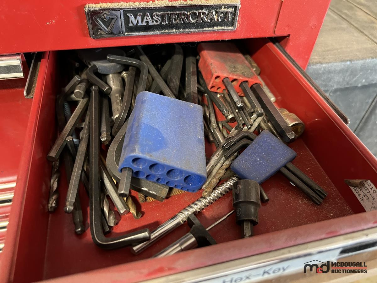 MasterCraft Toolbox w/ Contents, Tool Chest & Assorted Hand Tools