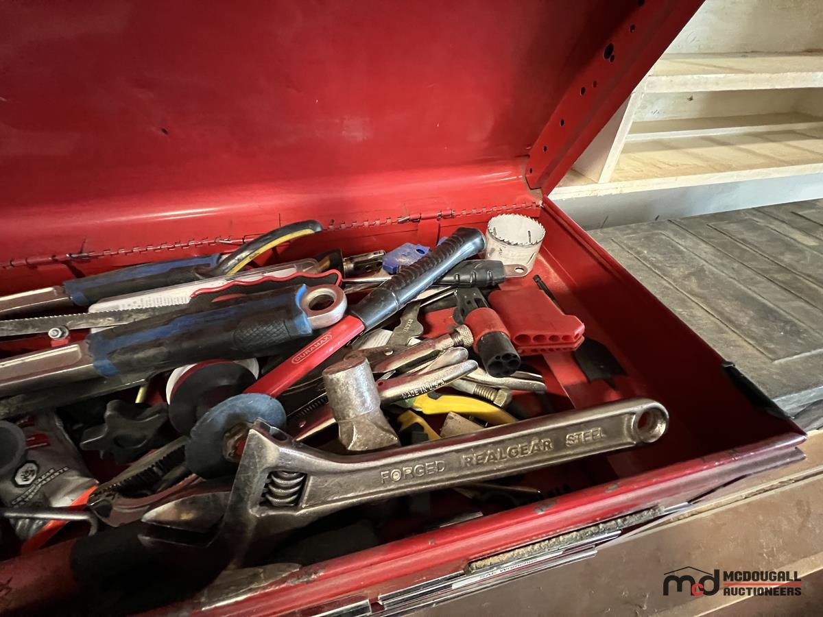 MasterCraft Toolbox w/ Contents, Tool Chest & Assorted Hand Tools