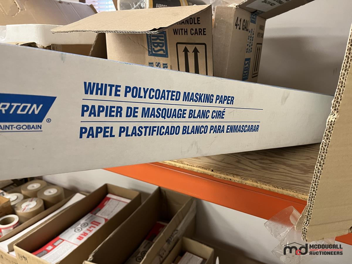 Masking Tape, Air Dryer, Coveralls & Can Labels