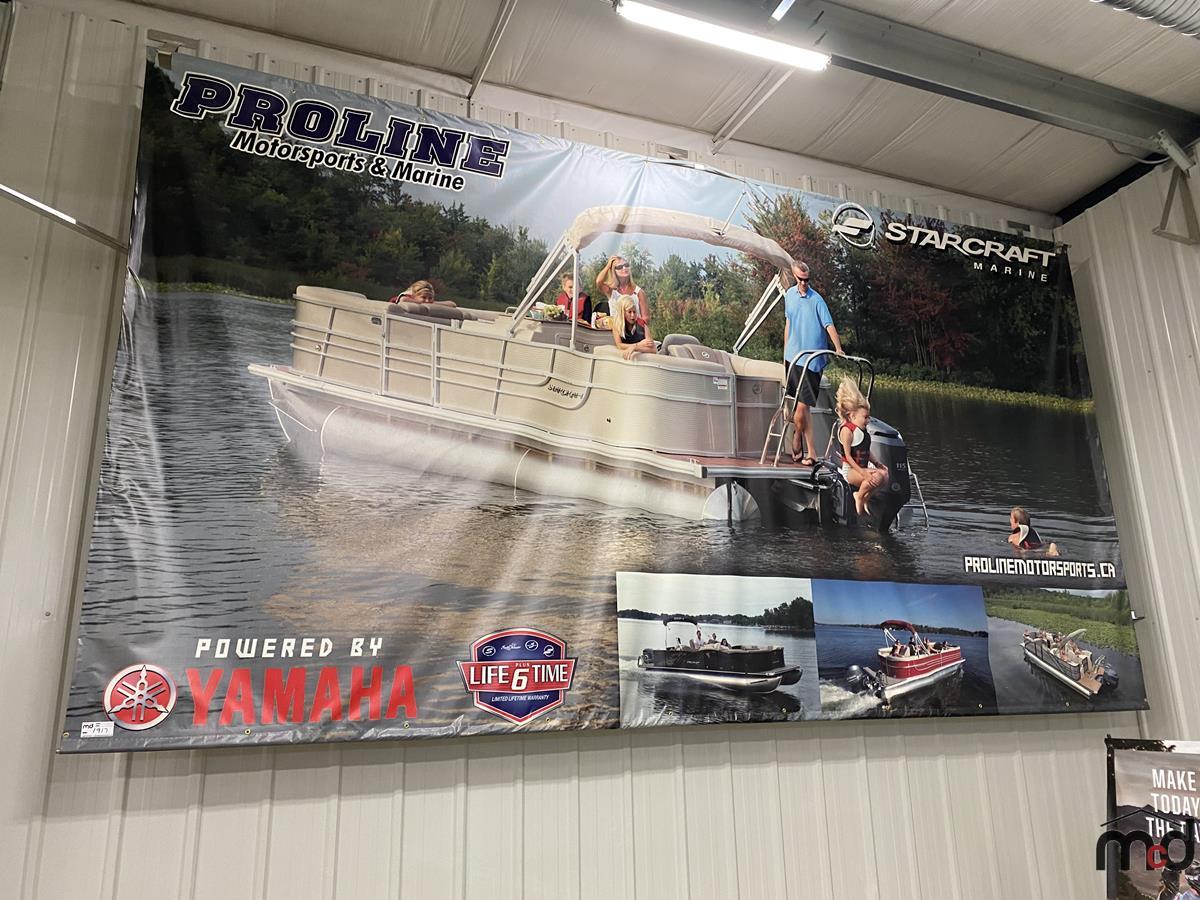 (2) Yamaha Signs (Approx. 10'x18')