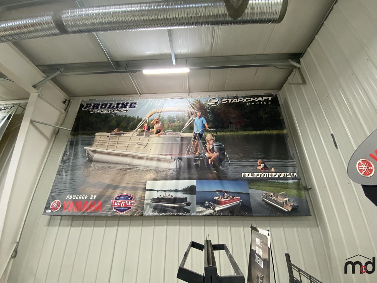 (2) Yamaha Signs (Approx. 10'x18')
