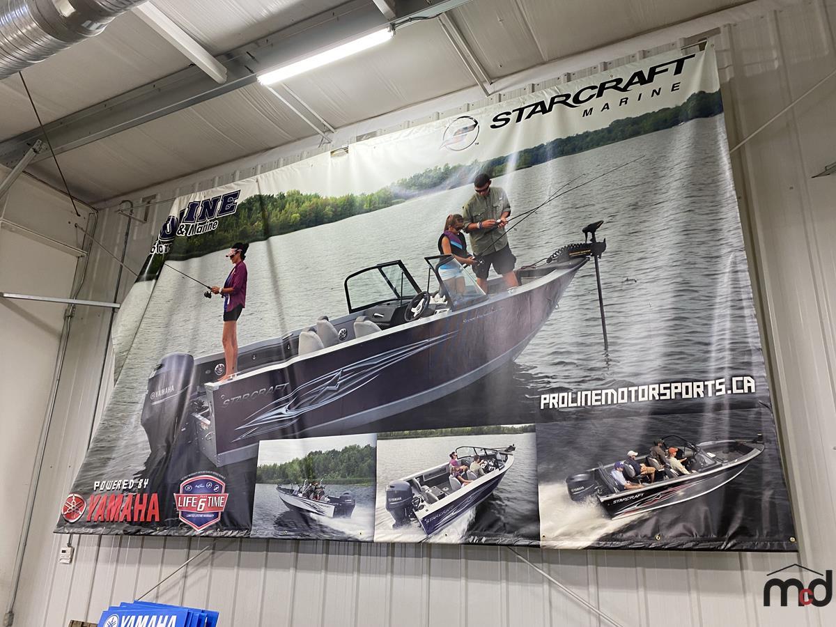 (2) Yamaha Signs (Approx. 10'x18')