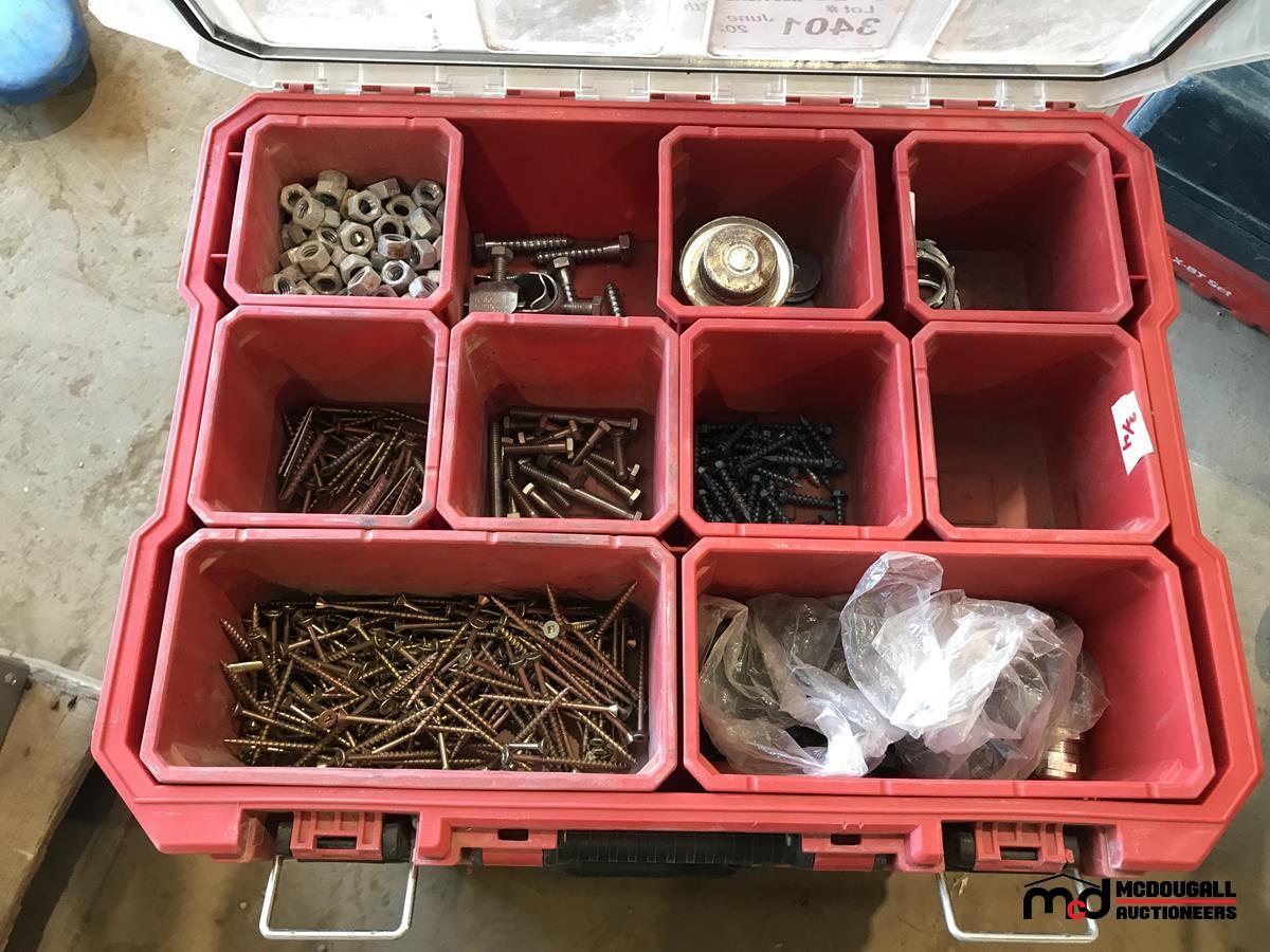 (5) Milwaukee Packout Cases with Contents inside