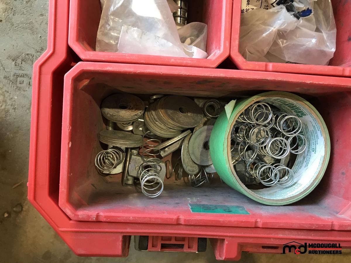 (5) Milwaukee Packout Cases with Contents inside