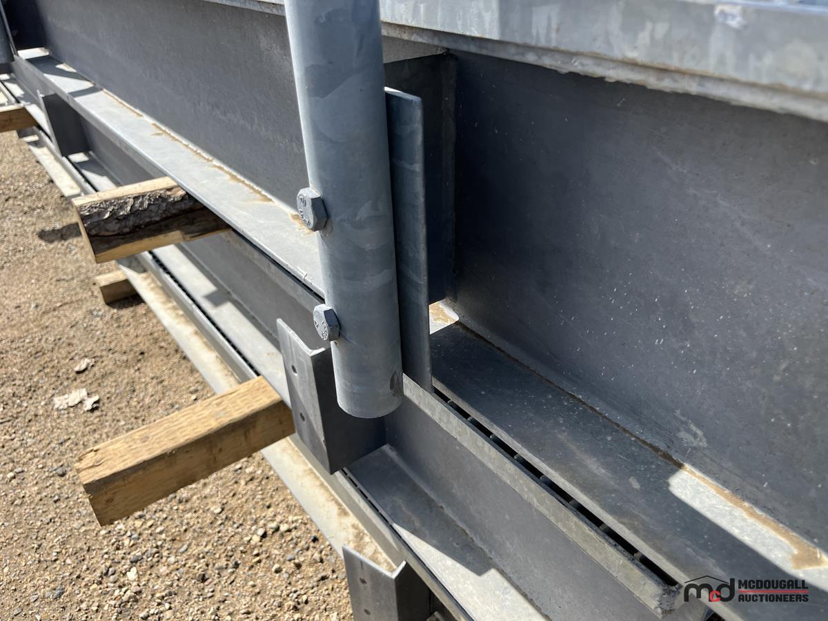 (22' x 7' x 4' 5'') Grading Platform w/ Rails