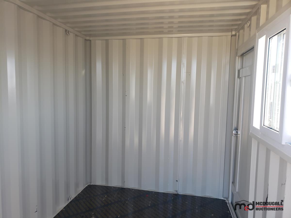 10' Shipping Container w/ Window & Side Door