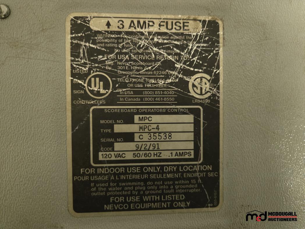 Nevco MPC 4410 Story Board & Controller