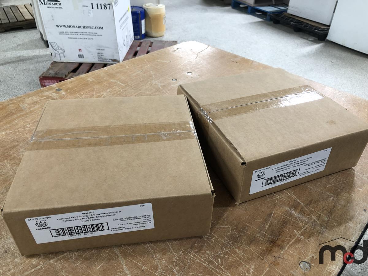 (2) Cases of Bradosol Throat Lozenges
