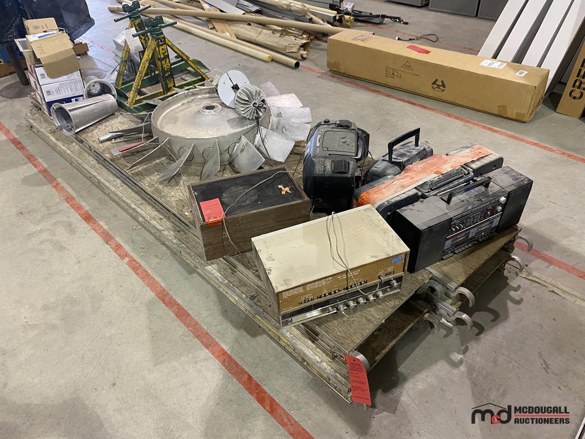 Scaffolding Platforms, Boom Boxes, Axil Fan, Reel Stands & Misc.