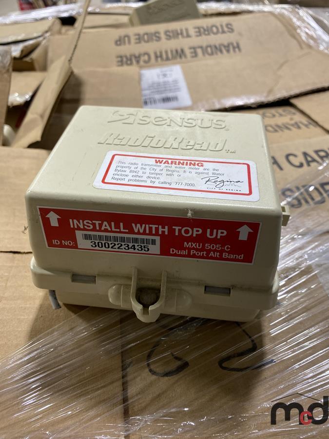 Pallet of Sensus Radio Read Meter Radios