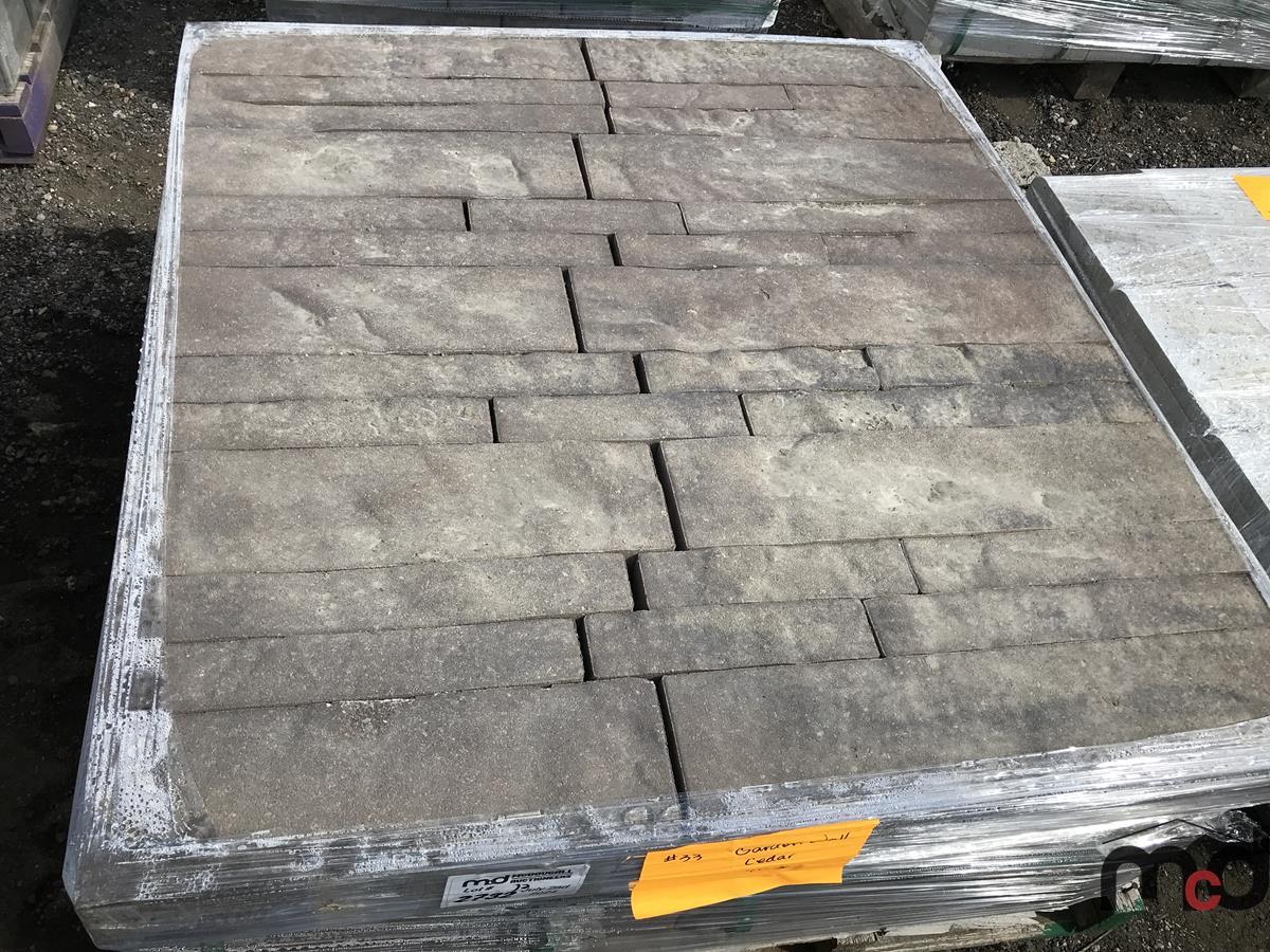 Pallet of Garden Wall Cedar Bricks