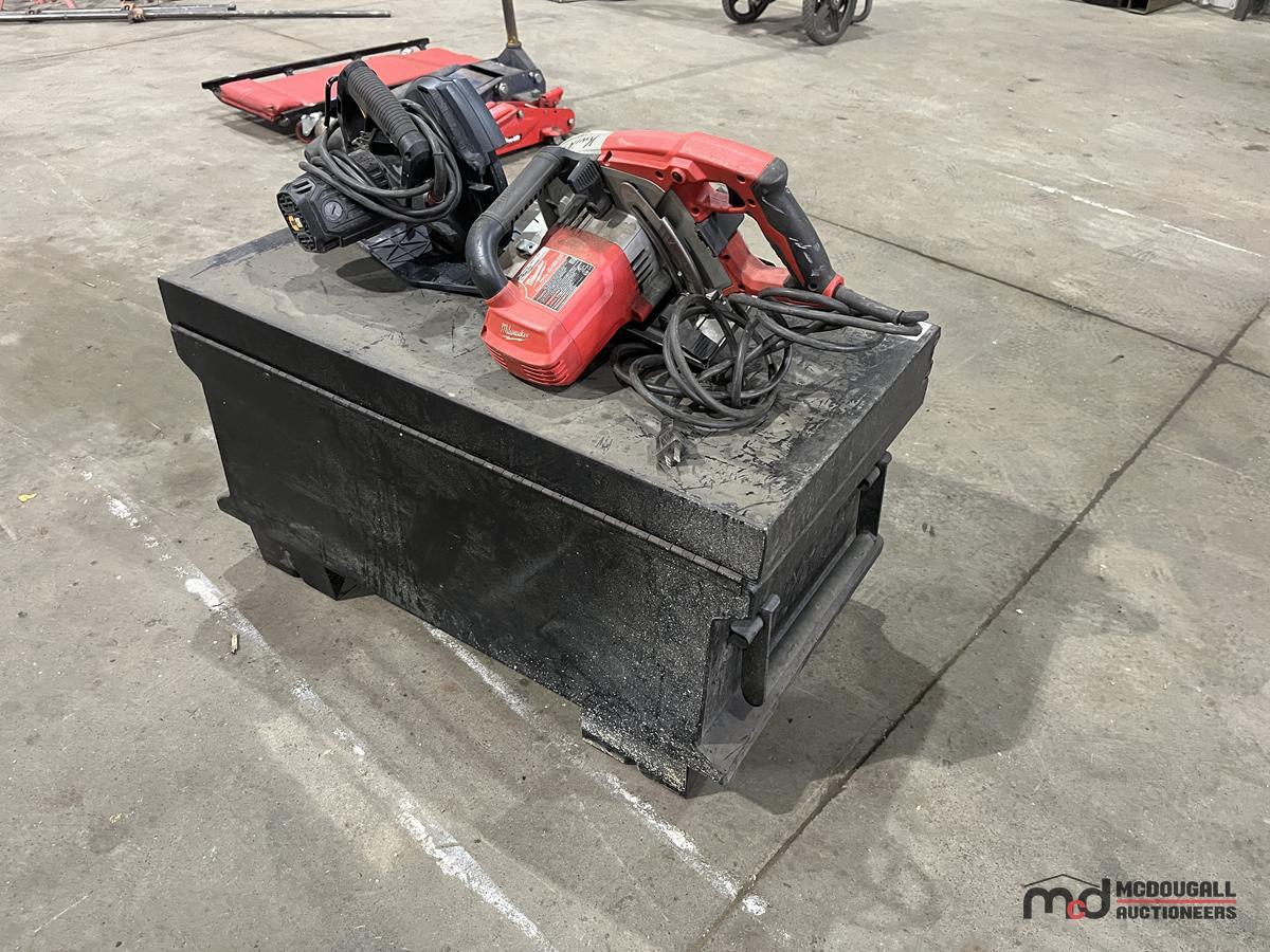 Ultrapro Tool Chest, Milwaukee Saw, Grinders, Saws & More