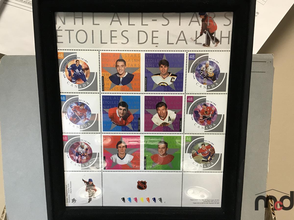 2003 Canada Post Commemorative Stamps - Game Puck & Medallion Set