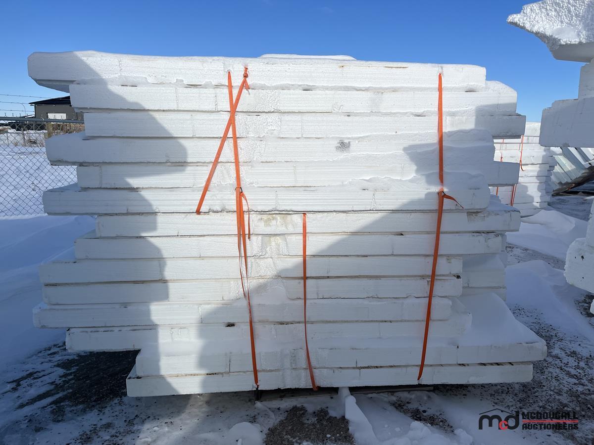 (1) Pallet of Styrofoam Insulation Panels