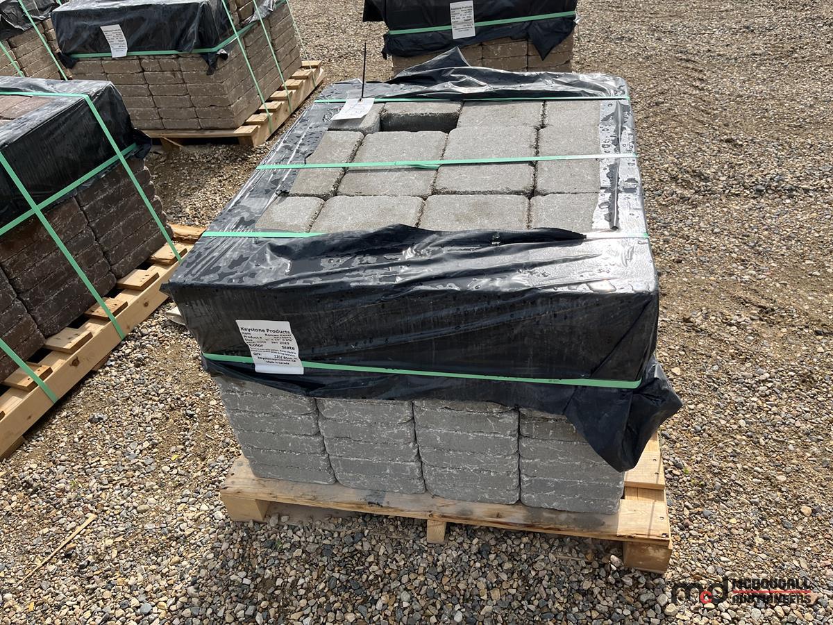 Keystone Products Roman Paver 8" x 12" x 2 3/8" Slate Colored Patio ...