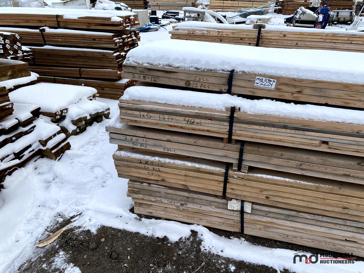 Assorted Treated Cull Lumber