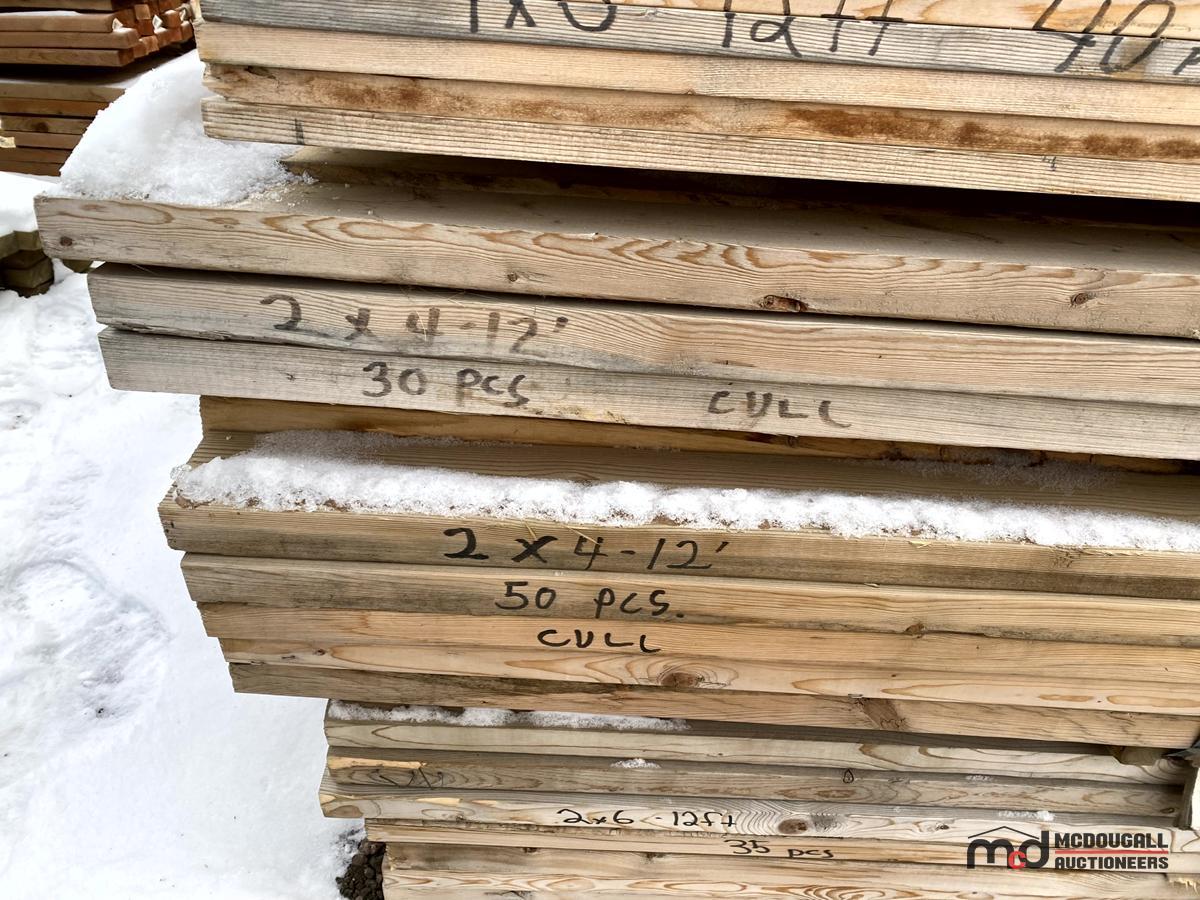 Assorted Treated Cull Lumber