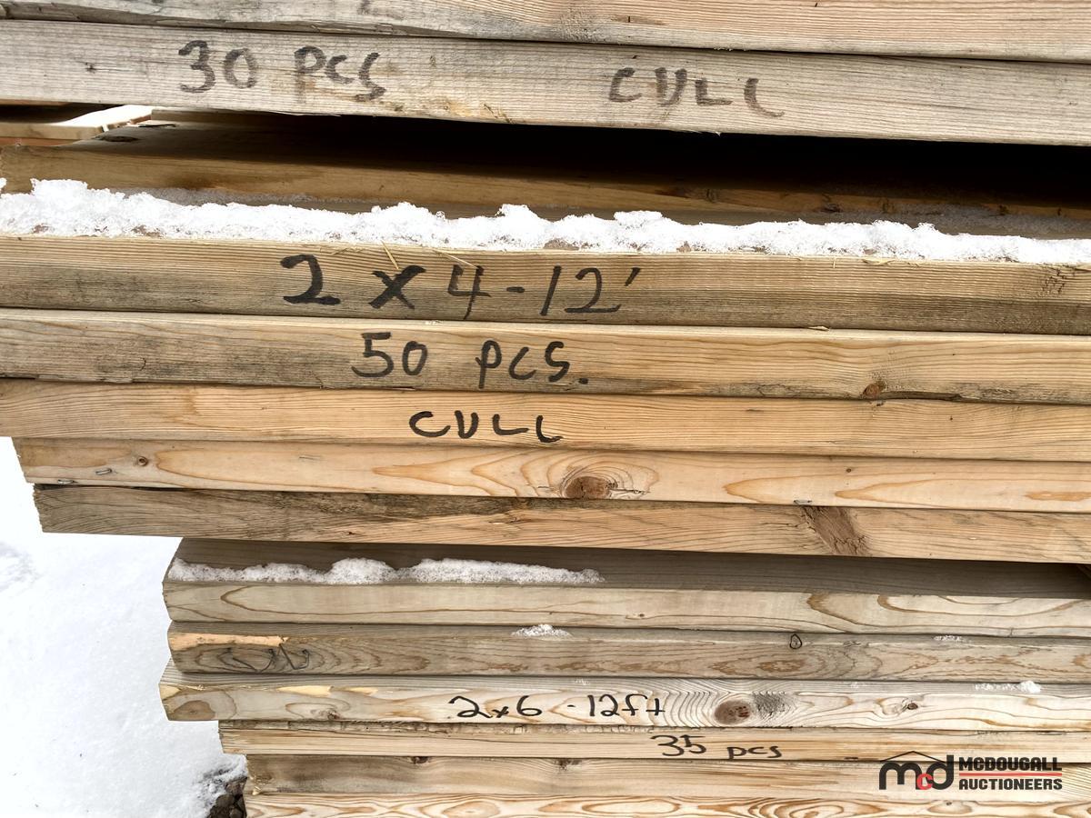 Assorted Treated Cull Lumber