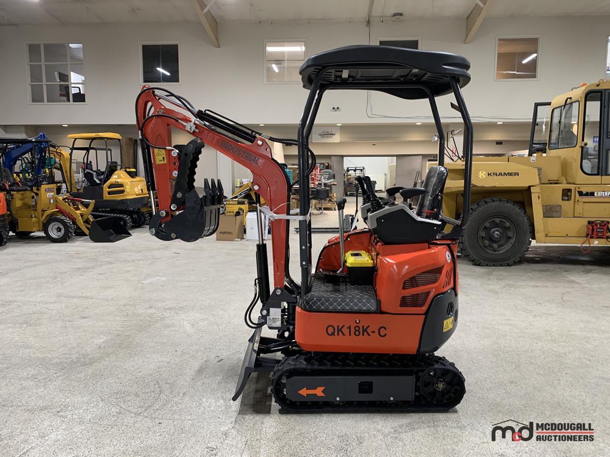 2024 AGT QK18K-C Mini Excavator w/ Kubota Diesel Engine