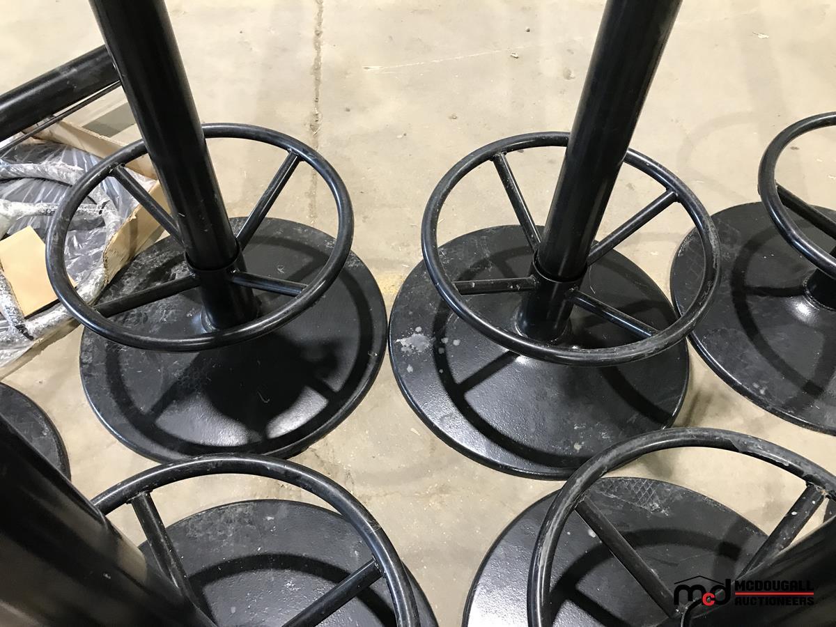 (8) Bar Stool/Table Metal Bases