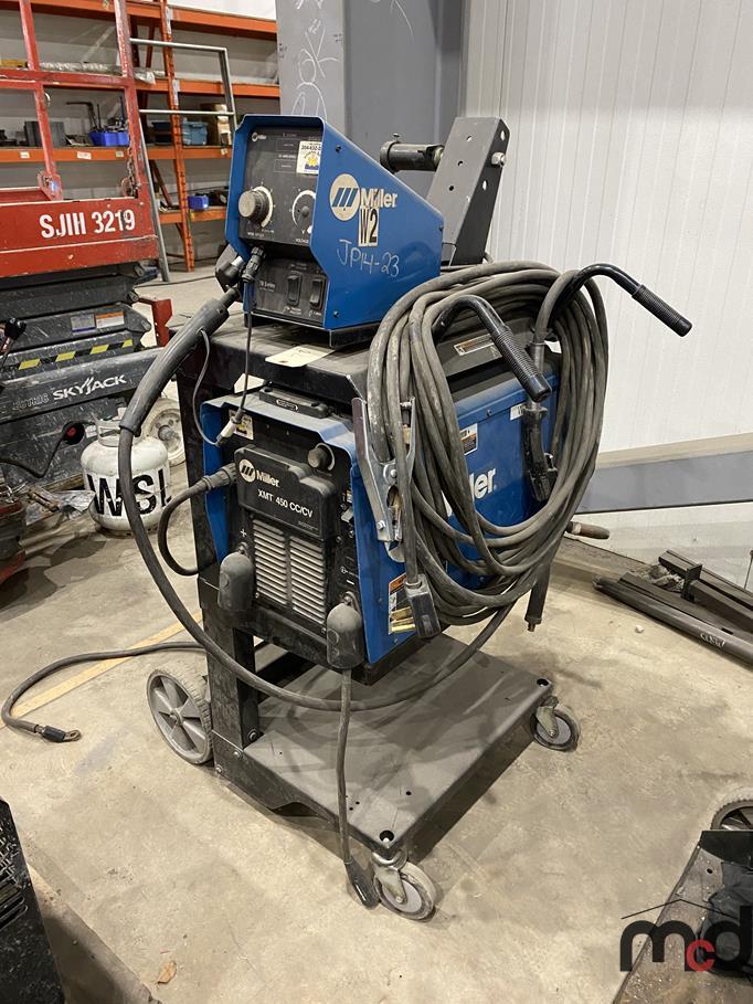 Miller XMT 450 CC/CV Welder w/ Miller Wire Feeder