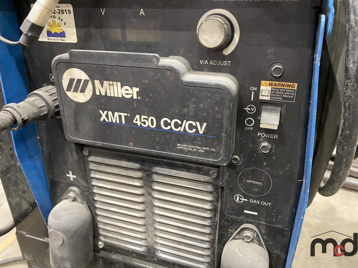 Miller XMT 450 CC/CV Welder w/ Miller Wire Feeder