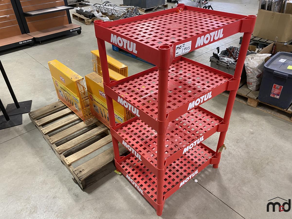 Plastic Shelf & Spark Plug Racks
