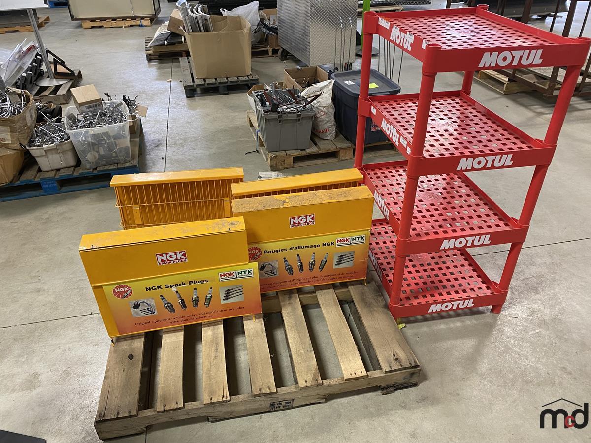 Plastic Shelf & Spark Plug Racks